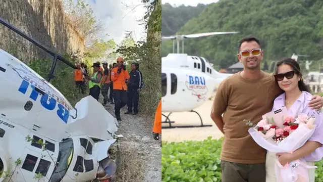 6 Fakta Terbaru Helikopter Jatuh di Bali Terlilit Tali Layangan, Diduga Milik Raffi Ahmad - Hot ...