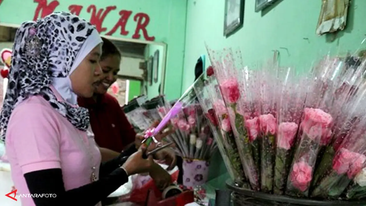 Harga Bunga Naik Hingga 150% Saat Valentine - Bisnis Liputan6.com