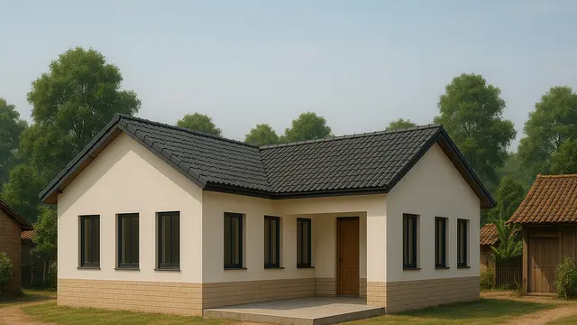 7 Ide Rumah Minimalis Letter L di Kampung - Hot Liputan6.com