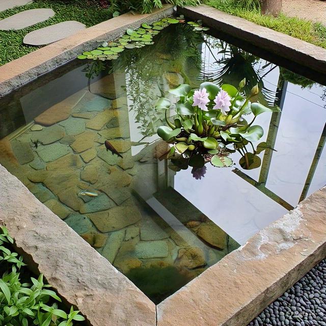 15 Model Kolam Ikan Minimalis Depan Rumah yang Simple dan Menenangkan ...