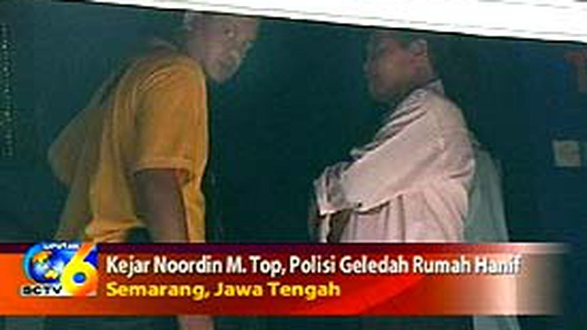 Polisi Menggeledah Tempat Persembunyian Noordin M. Top - News Liputan6.com