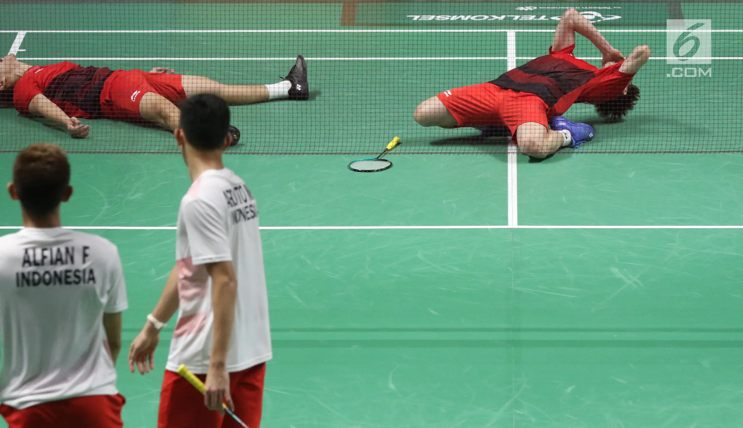 FOTO: Kevin / Marcus Raih Emas Asian Games 2018 - Foto Liputan6.com