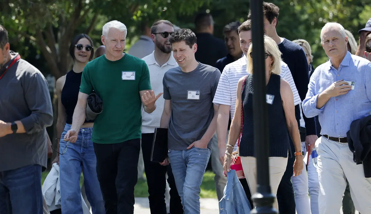 Gaya Santai Orang Terkaya dan Berkuasa Ketika Kumpul - Foto Liputan6.com