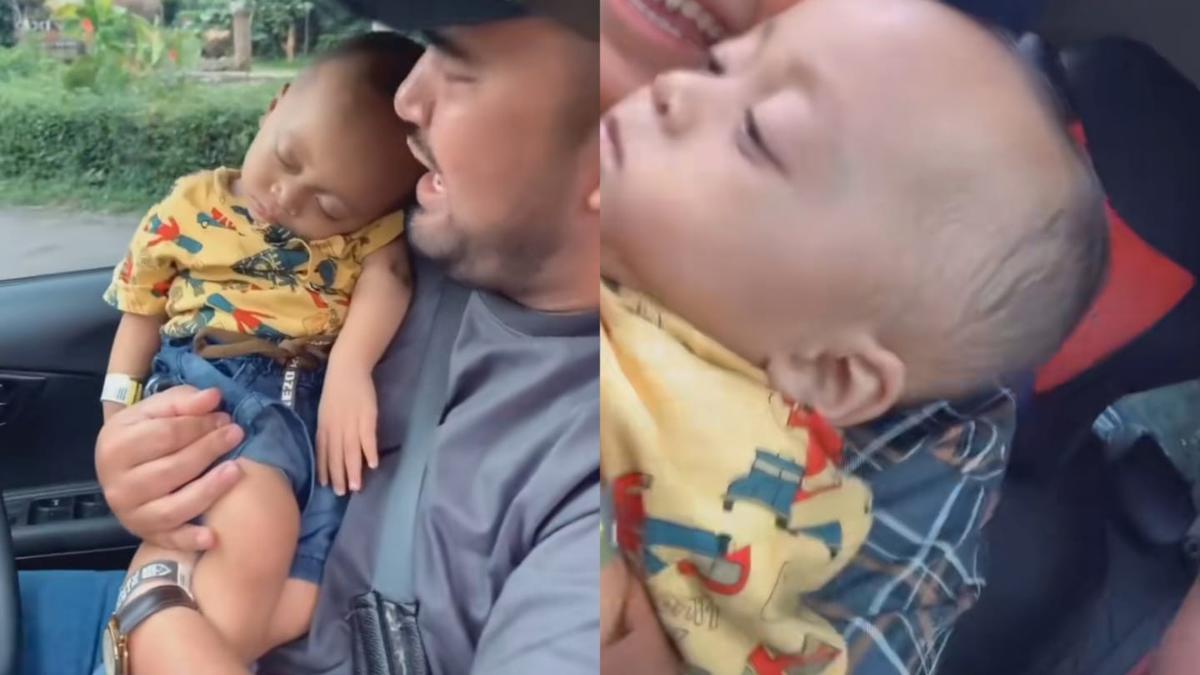 Viral Anak Tertidur di Taman Safari, Aksi Kocak Sang Ayah saat ...