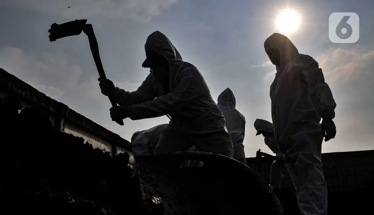 FOTO: TPU Rorotan Mulai Digunakan untuk Pemakaman Jenazah Pasien COVID ...