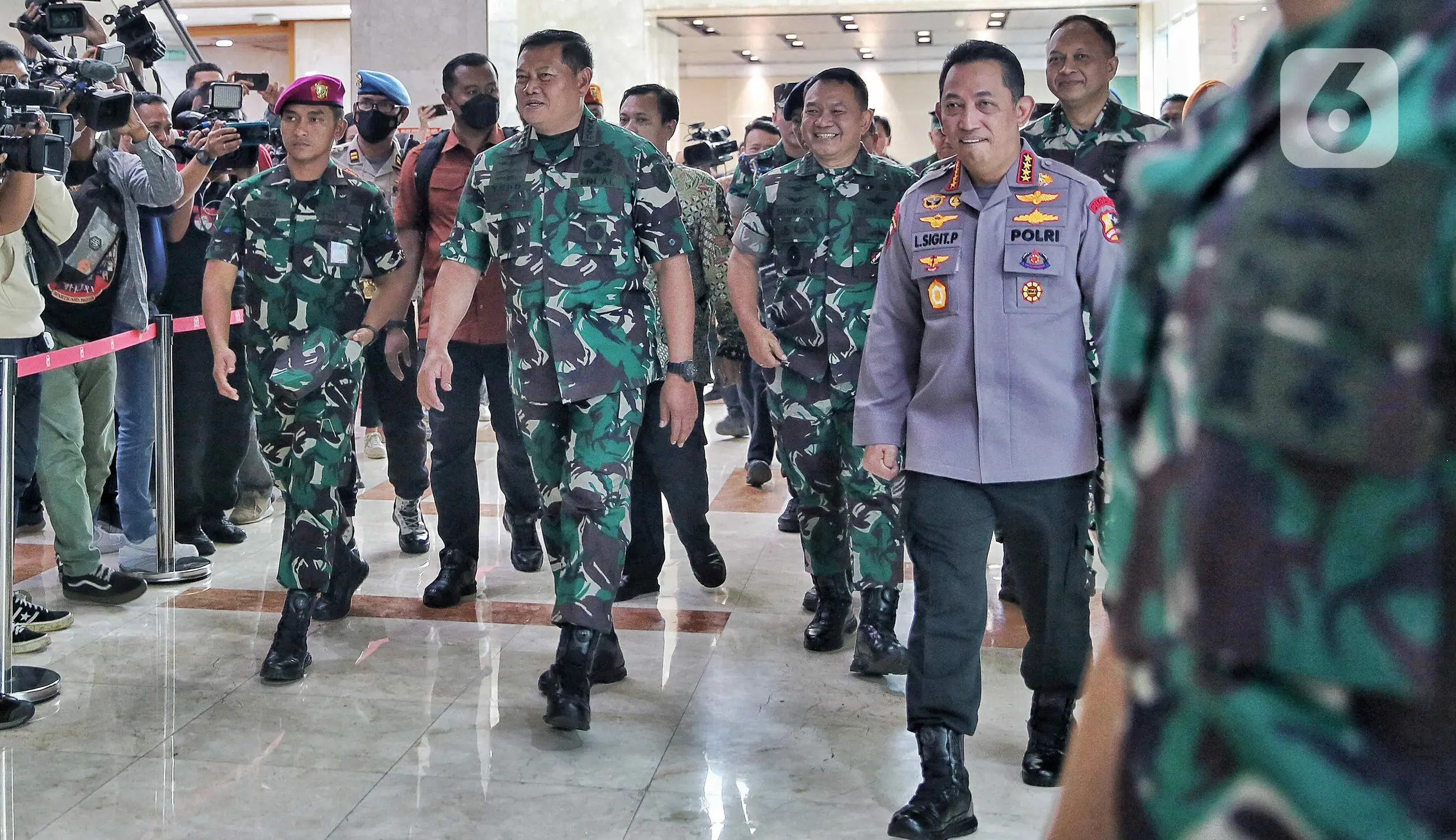 DPR Uji Kelayakan Calon Panglima TNI KSAL Yudo Margono - Foto Liputan6.com
