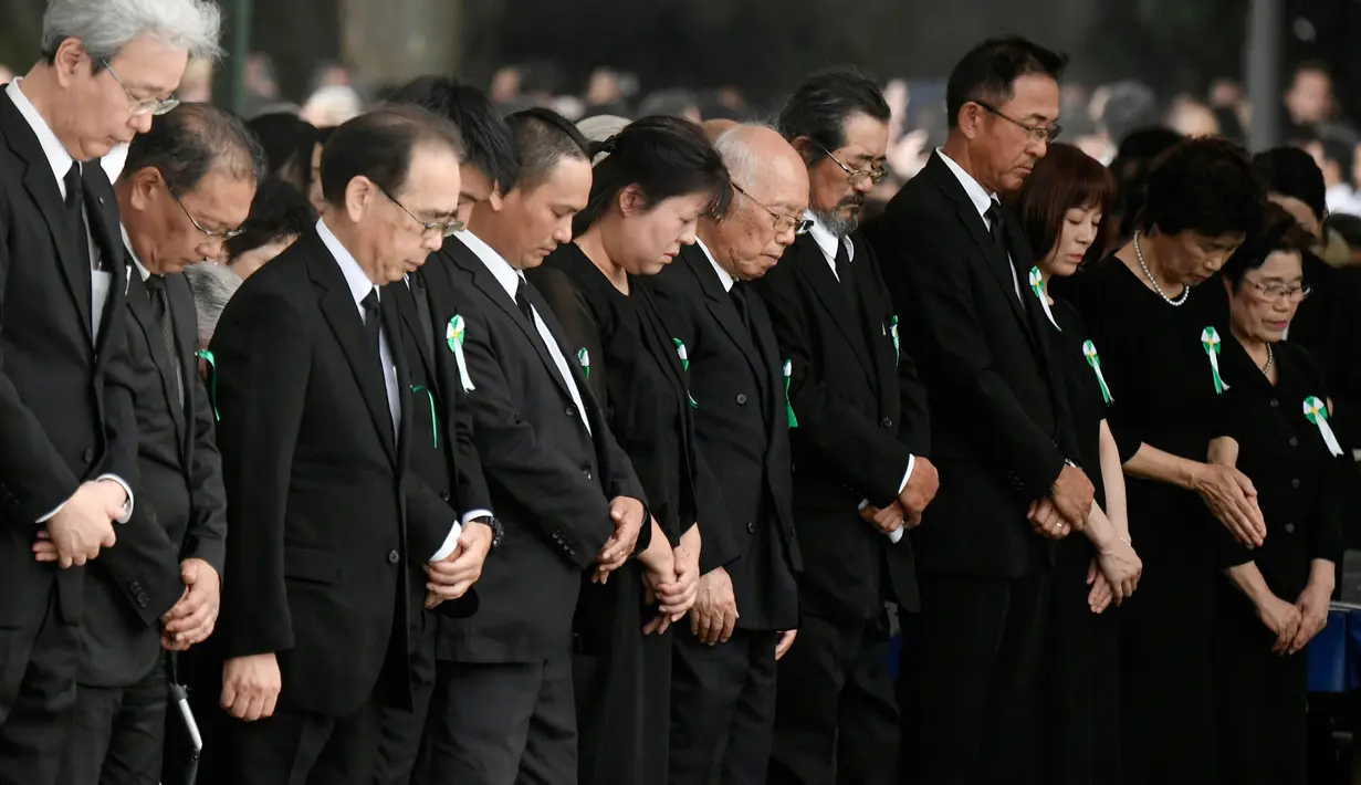 FOTO: Jepang Peringati 74 Tahun Tragedi Bom Atom Hiroshima - Foto ...