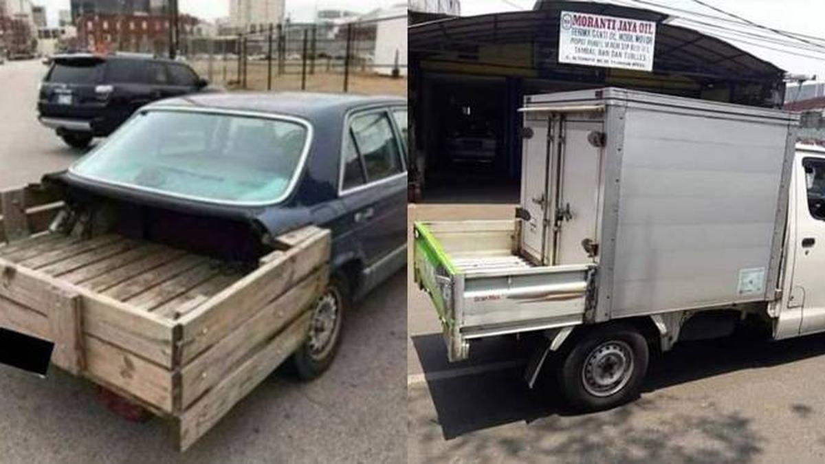 7 Potret Modifikasi Mobil Bak Terbuka Ini Bikin Curi Perhatian