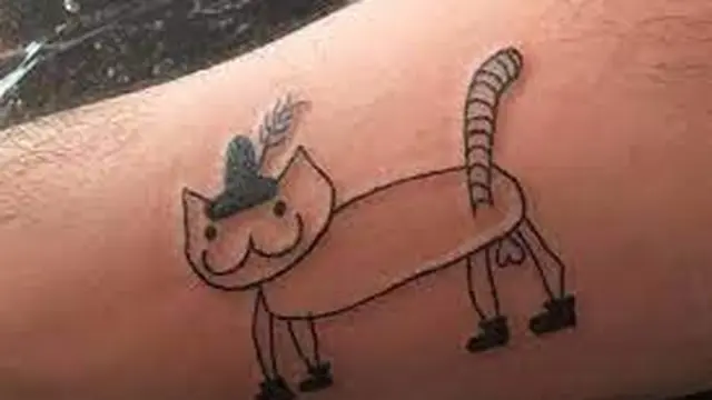 6 Tato Bentuk Kucing Ini Bentuknya Nyeleneh, Bikin Ngakak - Hot ...