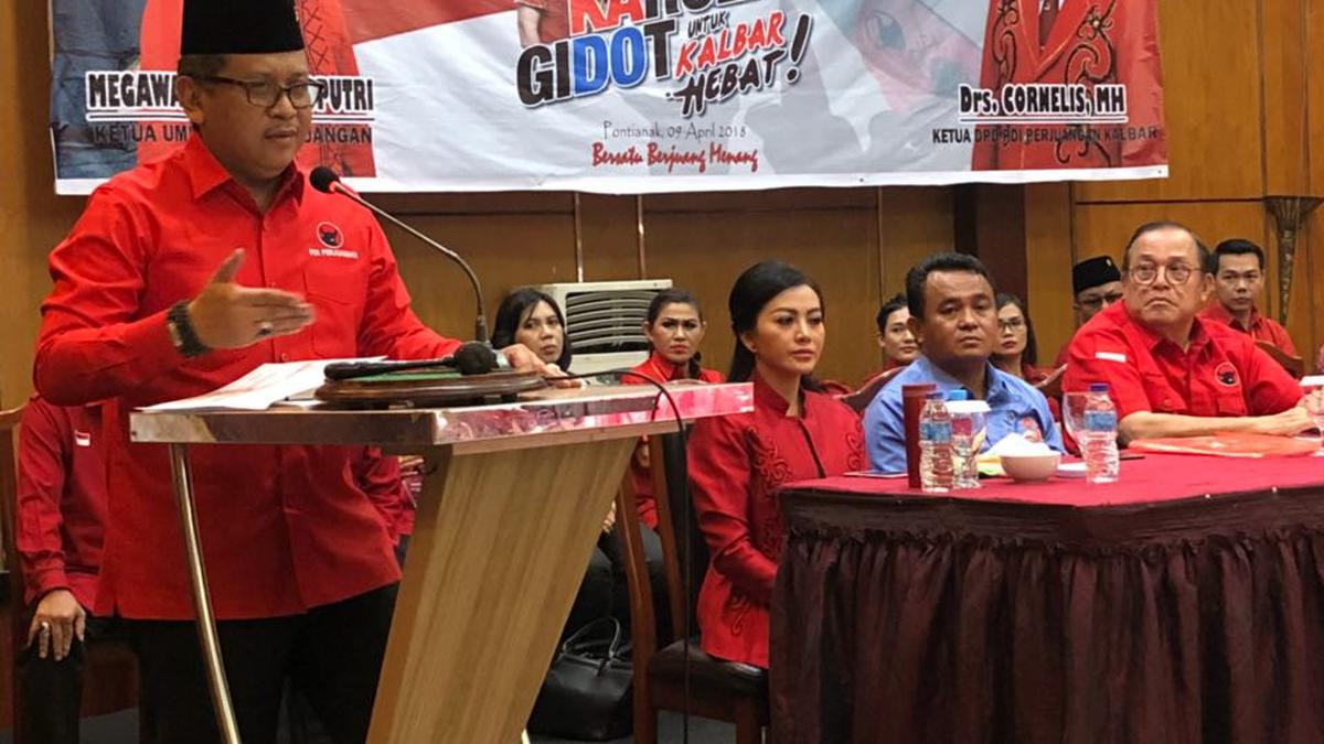 Bertekad Menangkan Karolin-Gidot di Kalbar, PDIP Ingatkan Jas Merah ...