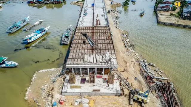 Begini Perkembangan Proyek Jembatan Teluk Kendari - Bisnis Liputan6.com