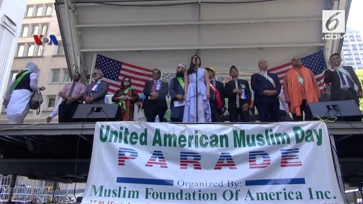 VIDEO: Parade Muslim di New York - Global Liputan6.com