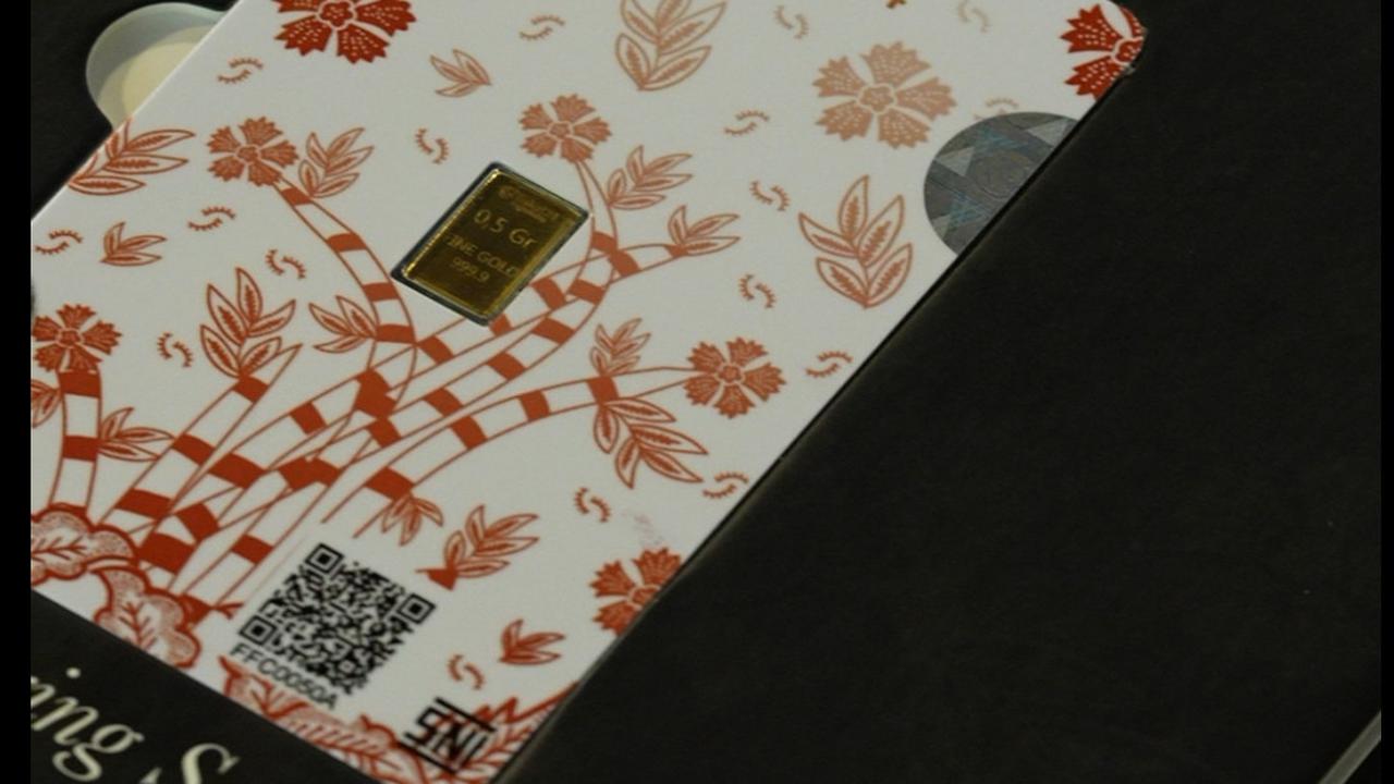 Tengok, Galeri 24 Meluncurkan Emas Batangan Motif Batik Indonesia