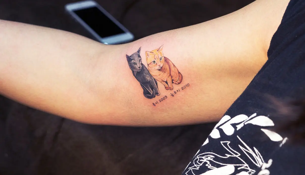Tatoo Kucing Lucu dan Menggemaskan: Berani Mencoba? - Photo Fimela.com