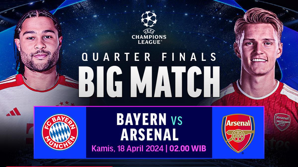Link Siaran Langsung Liga Champions: Bayern Vs Arsenal di Vidio, 18 ...