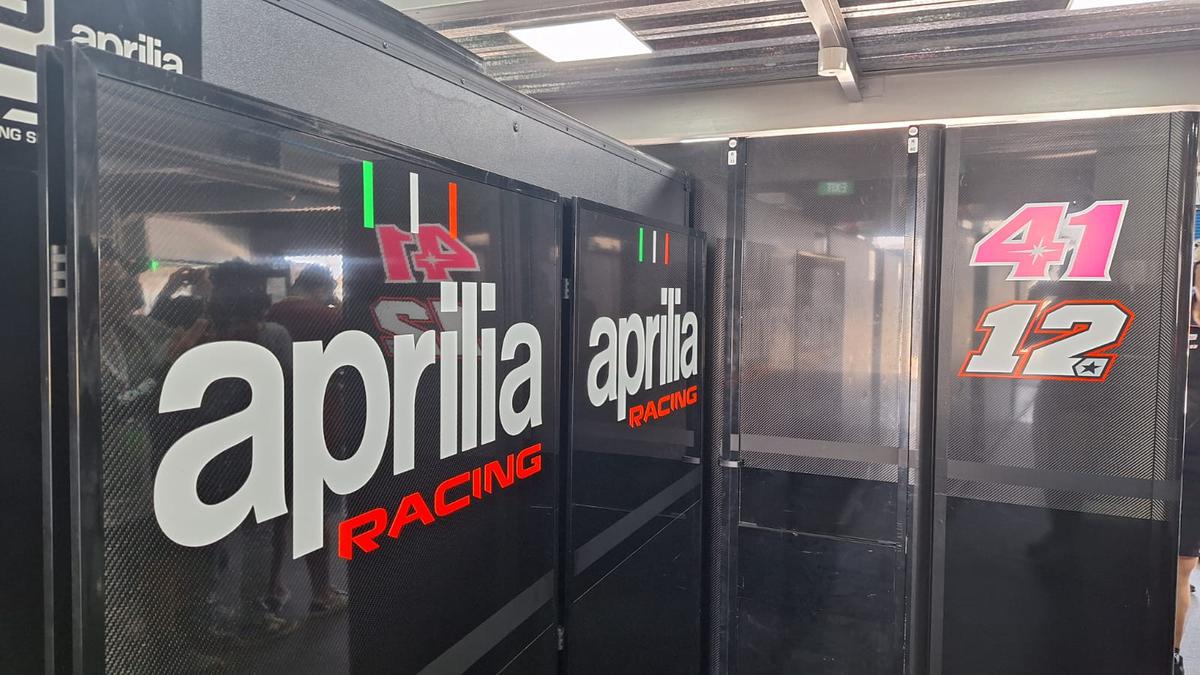 Mengintip Paddock Aprilia Racing di MotoGP Mandalika dalam Deretan Foto ...