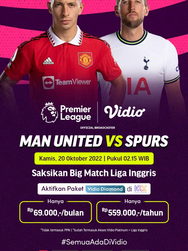 5 Modal Tottenham Hotspur untuk Menggulung MU Malam Ini :Yakin atau PHP ...