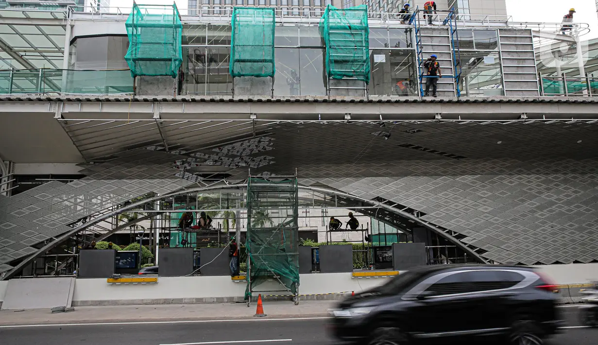 Pembangunan Halte TransJakarta Bundaran HI Terus Berjalan di Tengah ...