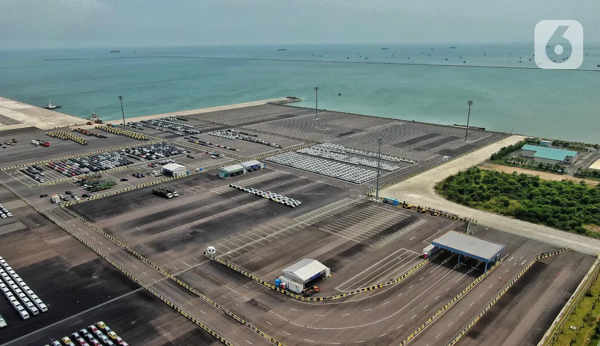 Melihat Perkembangan Tahap Satu ke Tahap Dua Pembangunan Pelabuhan Patimban - Foto Liputan6.com