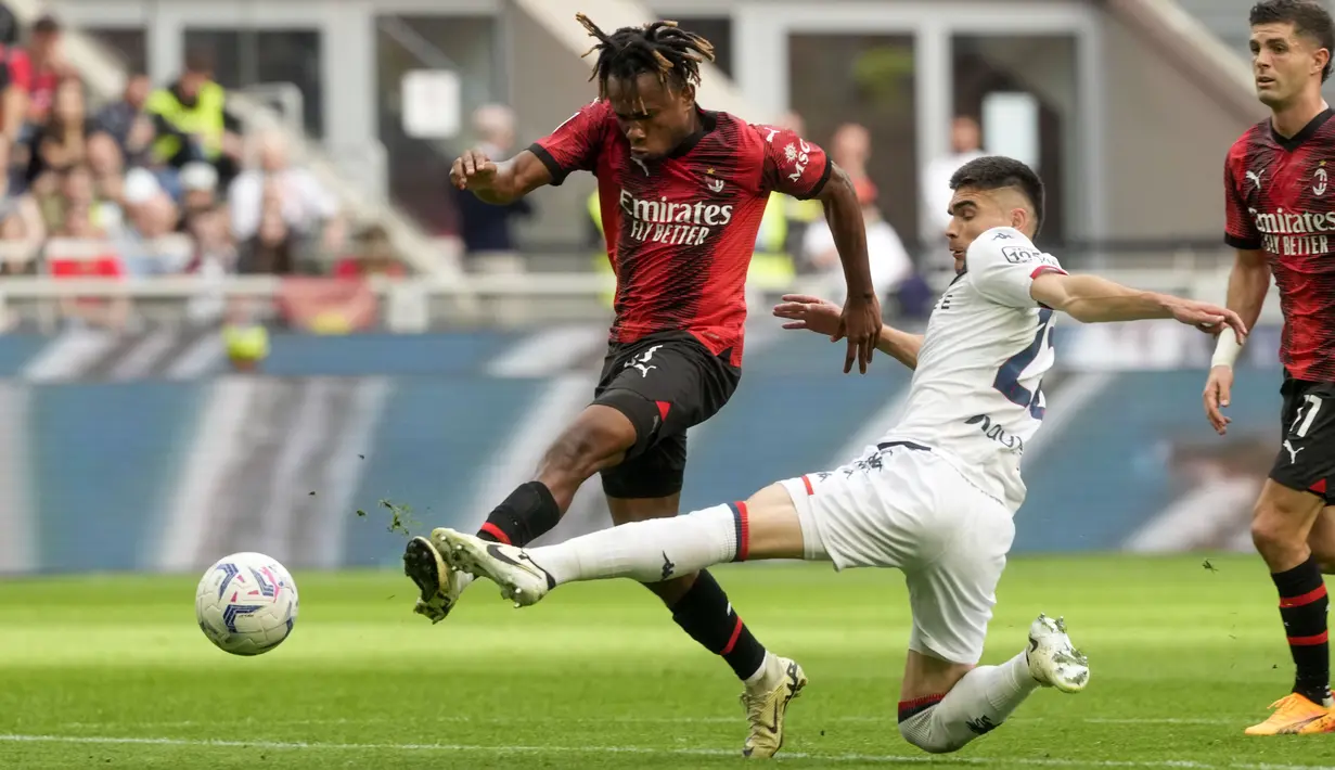 AC Milan Gagal Menang atas Genoa di San Siro - Foto Liputan6.com