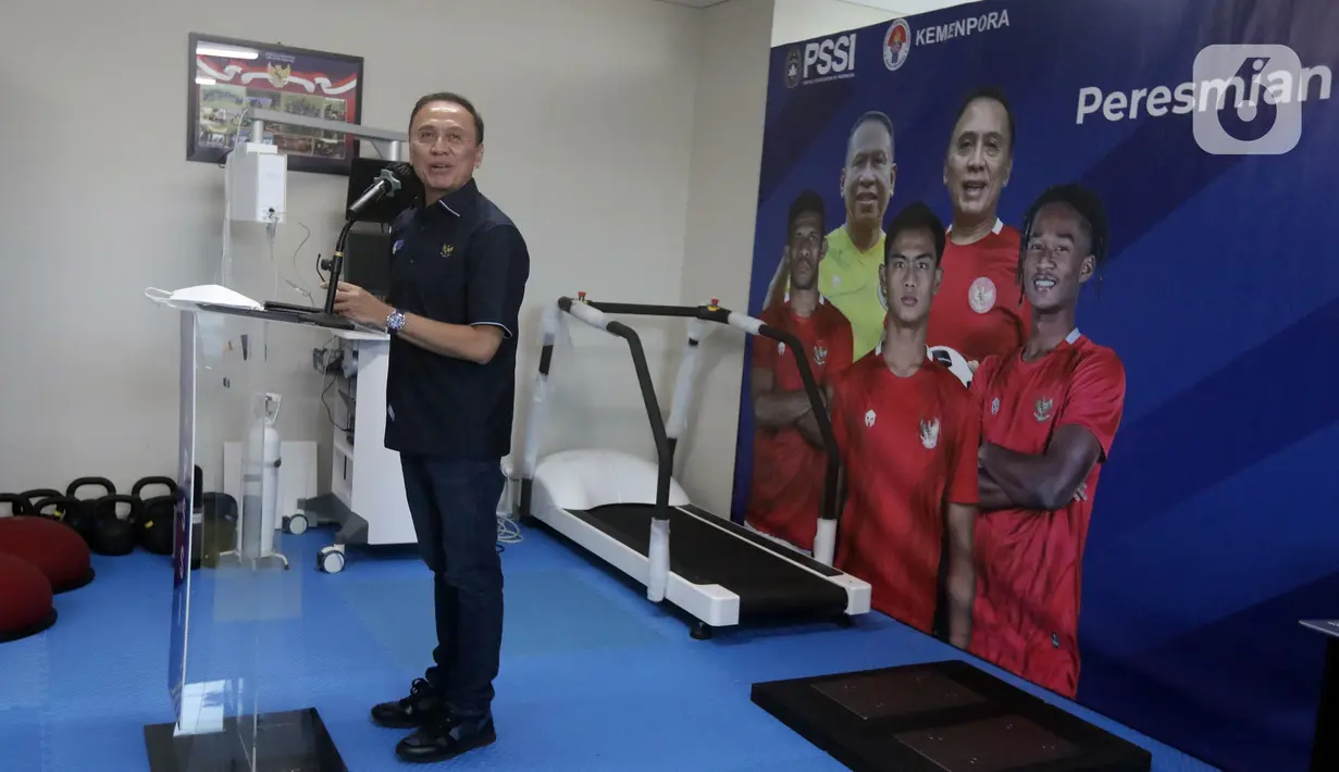 FOTO: Bersama Menpora, Ketum PSSI Resmikan Pusat Kesehatan - Foto ...