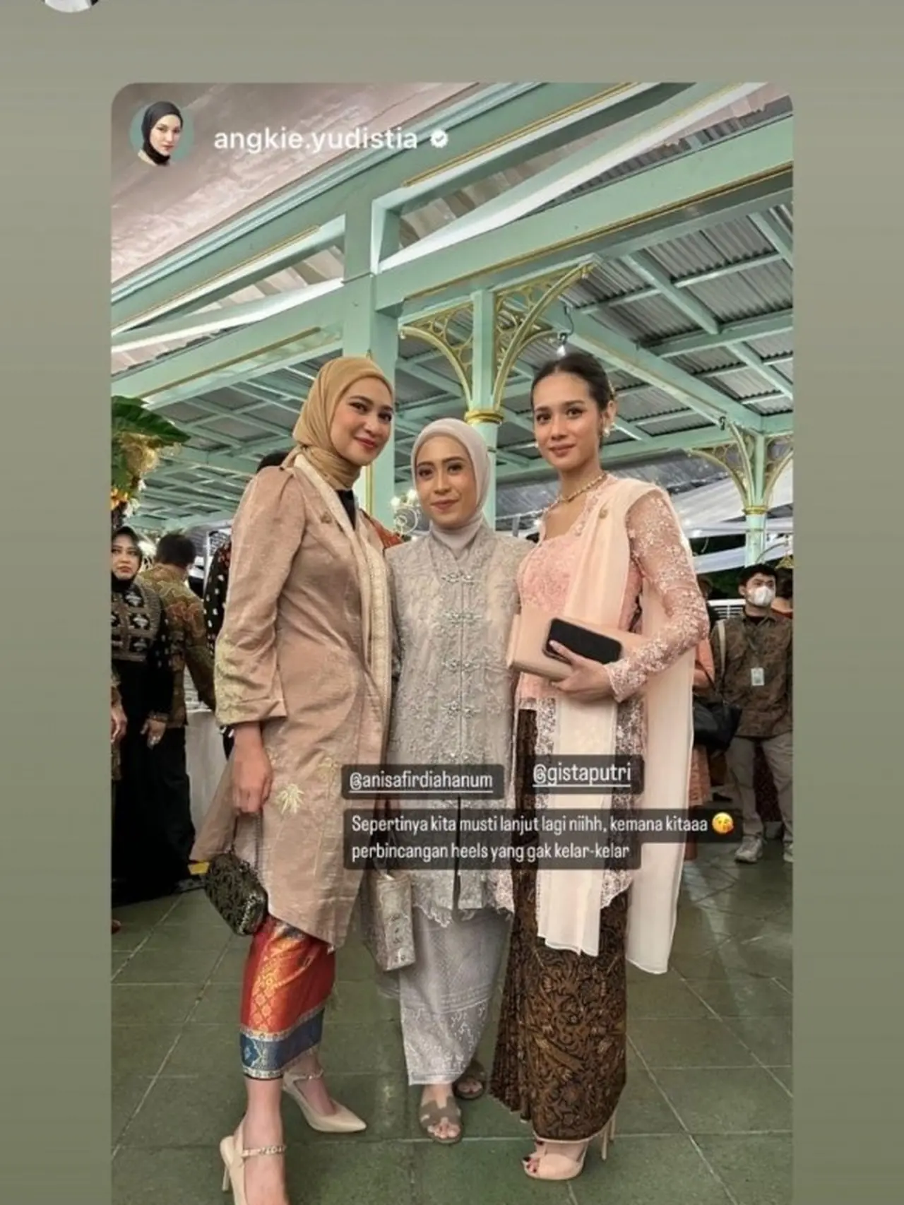 Gista Putri Cantik Banget di Nikahan Kaesang, Tapi Kaki Istri ...