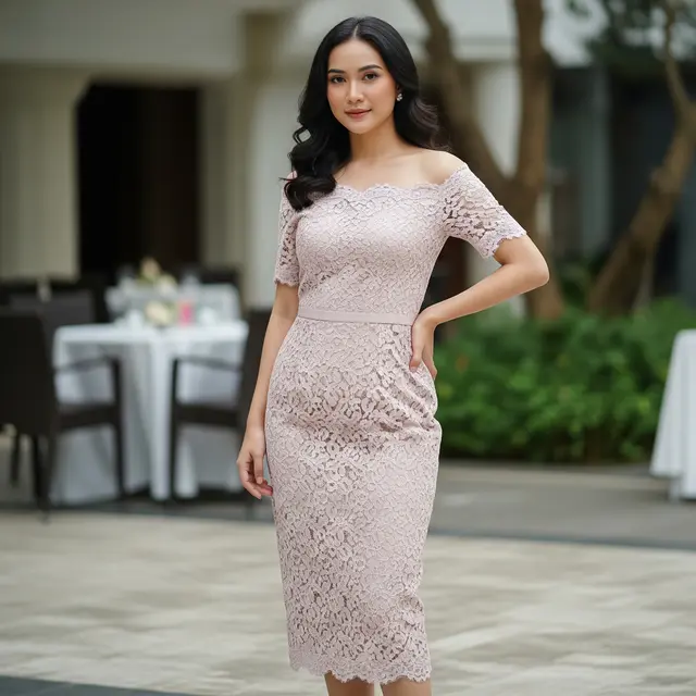 9 Model Gaun Pesta Off-Shoulder Midi, Busana Elegan untuk Berbagai ...