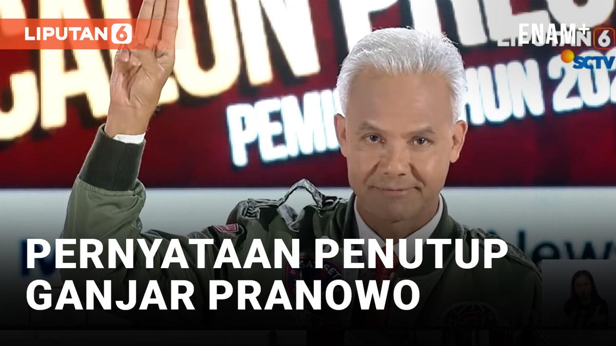 VIDEO: Pernyataan Penutup Ganjar Pranowo: Indonesia Garda Samudera