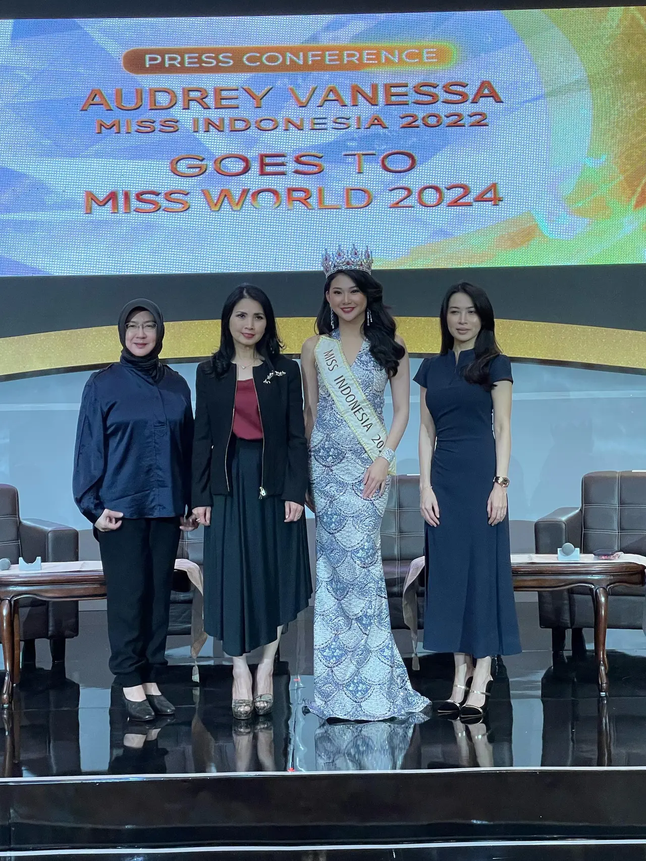 Audrey Vanessa Siap Harumkan Nama Indonesia di Ajang Miss World 2024 ...