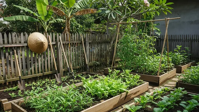 6 Model Kebun Sayur di Pekarangan Rumah yang Praktis dan Produktif