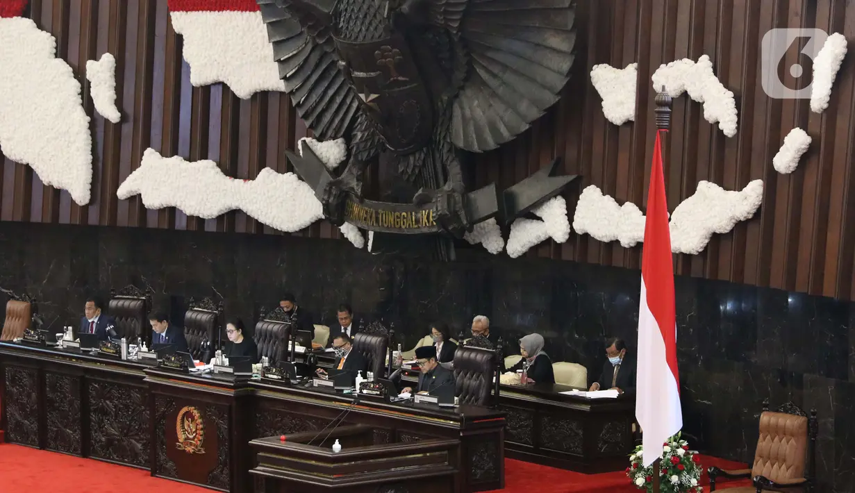 FOTO: DPR Gelar Sidang Pembuka Masa Persidangan IV - Foto Liputan6.com