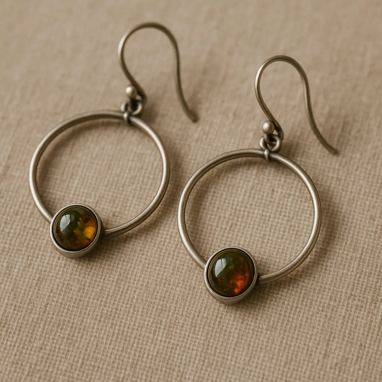 6 Anting Vintage dengan Batu Amber, Dipercaya Punya Energi Positif ...