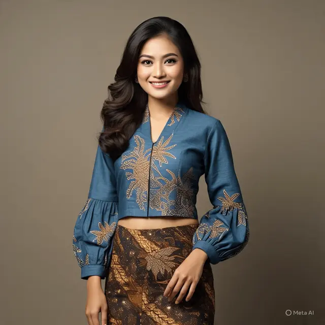 7 Crop Top Batik Lengan Panjang untuk Usia 20-an, Pilihan Gaya Berkelas ...