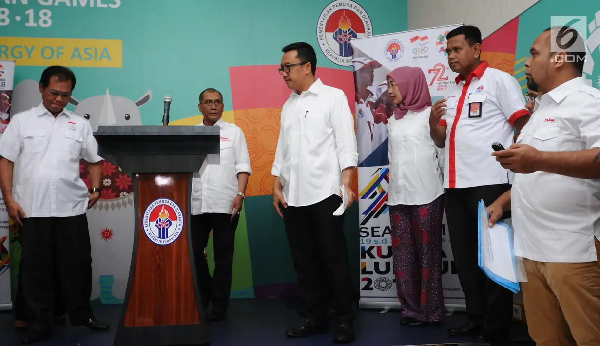 PHOTO: Bersama KOI dan Satlak Prima, Menpora Paparkan Evaluasi Hasil ...