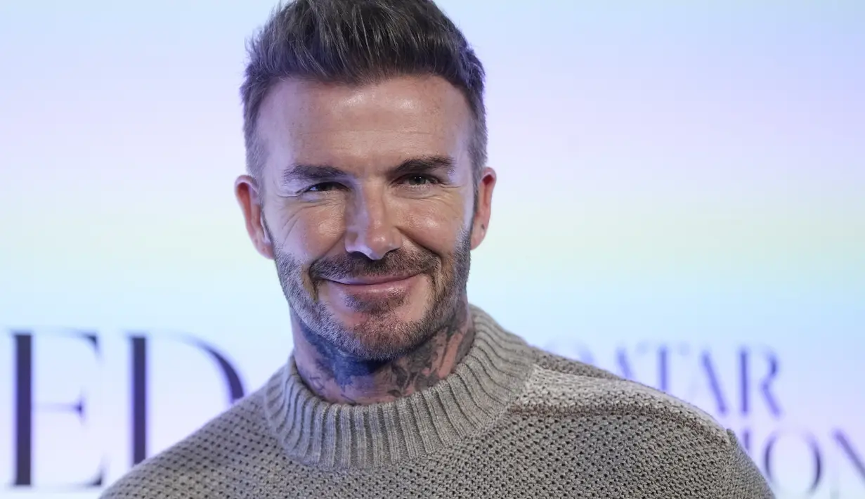 Duta Piala Dunia 2022 David Beckham Tampil Trendi di Qatar Fashion ...