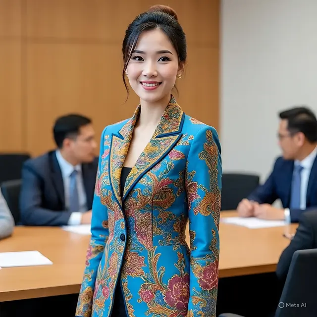 10 Model Blazer Batik yang Fashionable di 2025, Cocok untuk Gaya Kantor ...