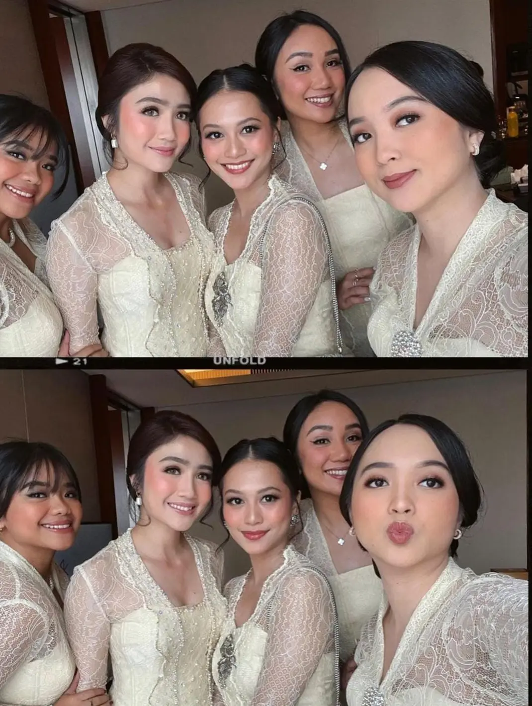6 Potret Febby Rastanty Jadi Bridesmaid, Cantik dengan Kebaya