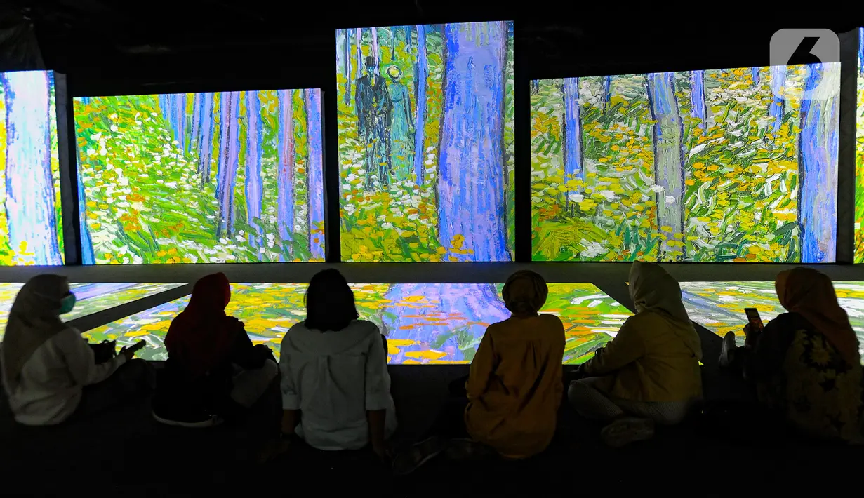 Mengunjungi Pameran Seni Multisensori di Van Gogh Alive Jakarta - Foto ...