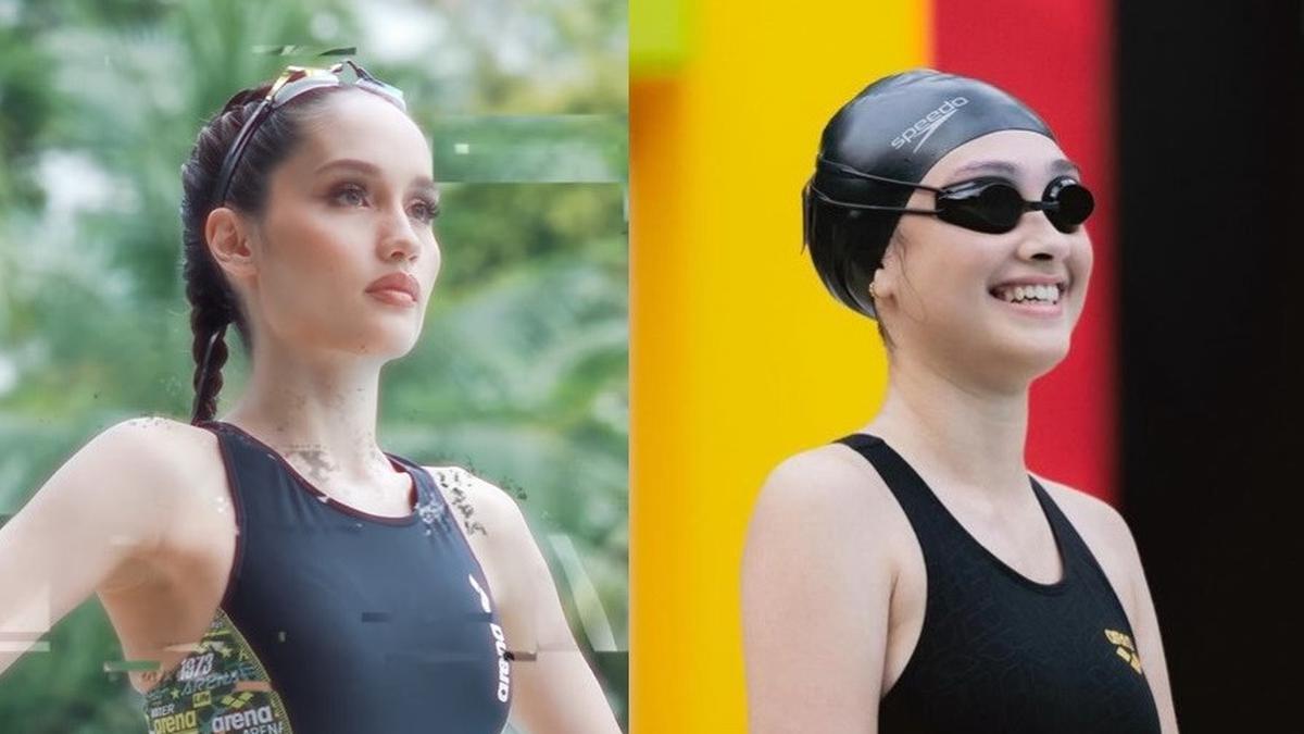 13 Potret Lomba Renang Artis di TOSI Season 2, Cinta Laura dan Caitlin ...