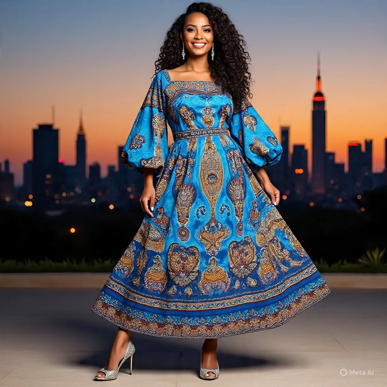 8 Inspirasi Batik Warna Biru Wanita Kekinian, Padu Padan Keren yang ...