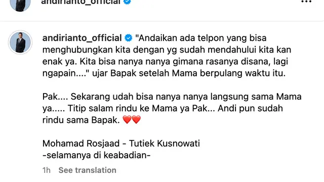 Ayah Musisi Andi Rianto Meninggal Dunia Dalam Usia 87 Tahun, BCL Melayat, Anggun Kirim Doa ...