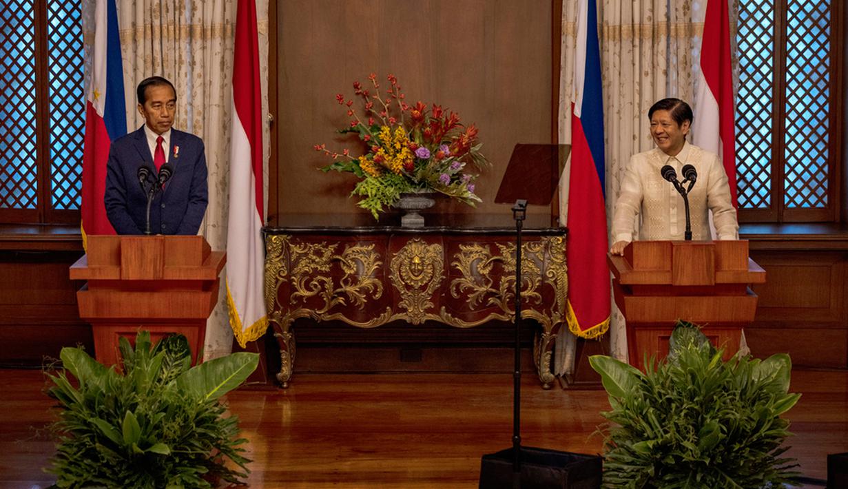 Jokowi Temui Presiden Filipina Ferdinand Marcos Jr di Istana Malacanang