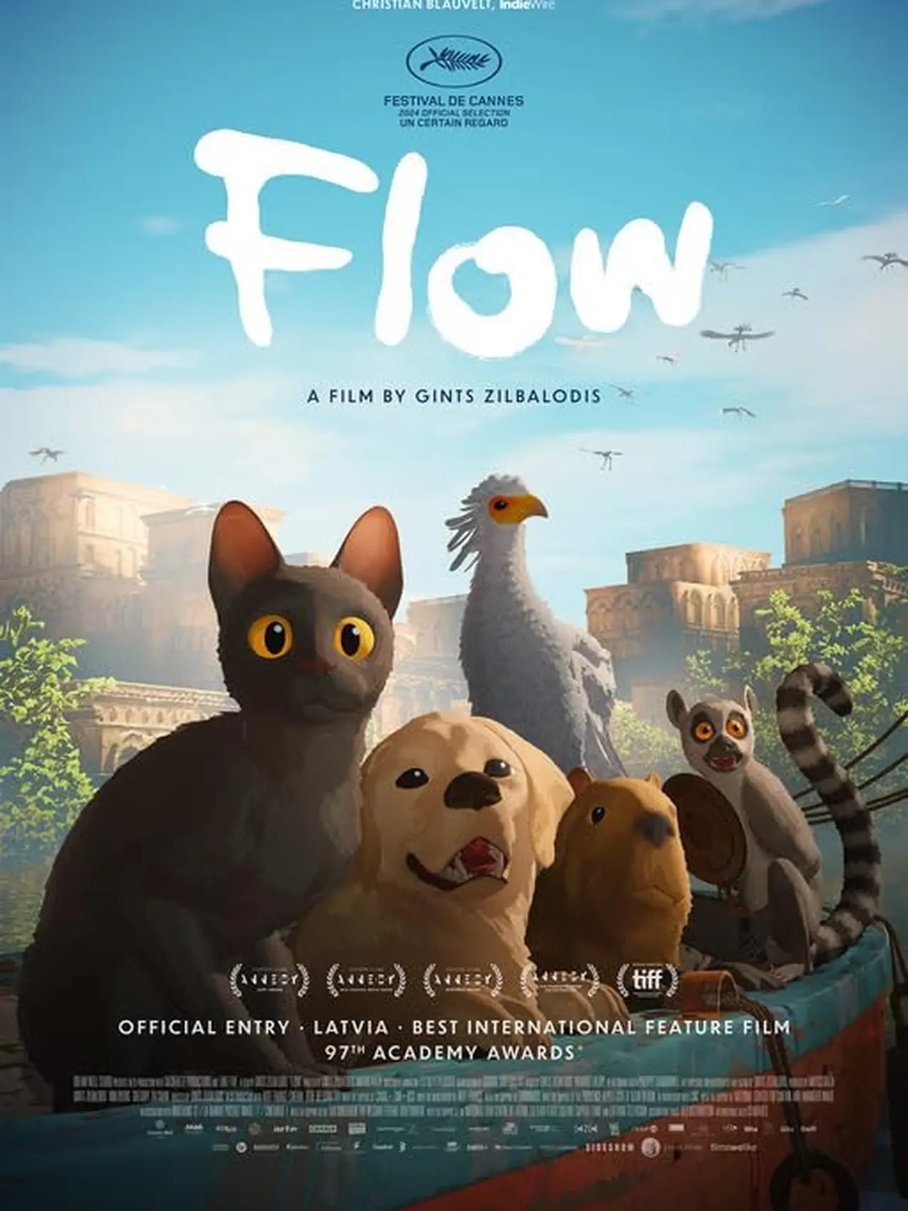 Film Animasi Flow Karya Gints Zilbalodis Tayang di Bioskop Indonesia ...