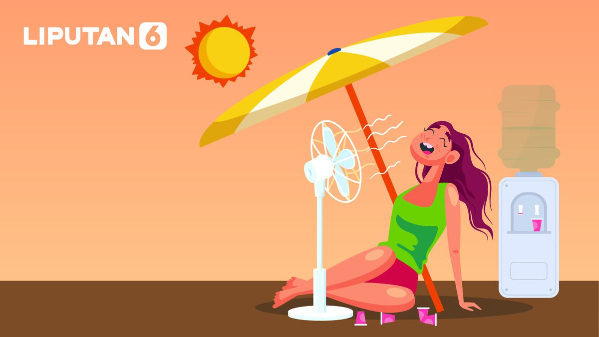 Infografis Suhu Panas dan Gerah Melanda Sejumlah Daerah di Indonesia ...