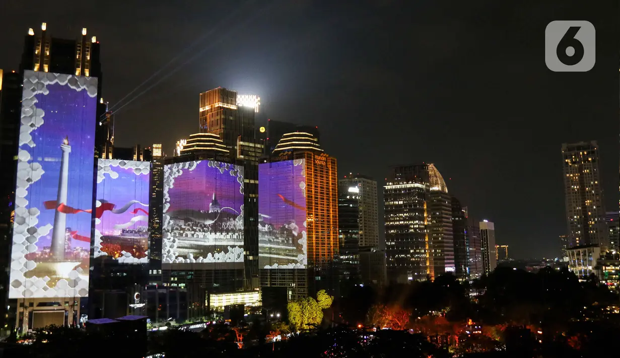 Potret Video Mapping di Gala Dinner KTT ASEAN - Foto Liputan6.com