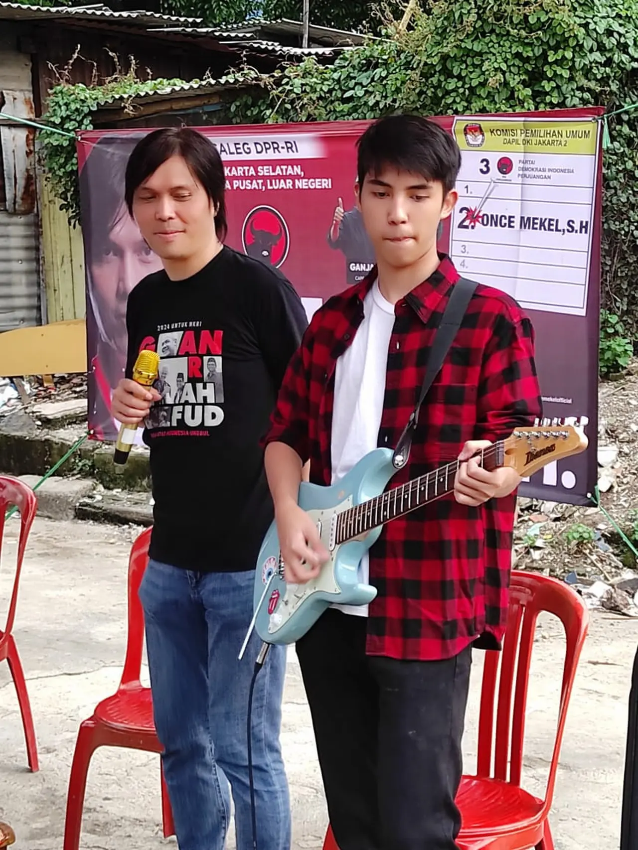 Once Mekel Menemani Puteranya Pertama Kali Nyoblos Pemilu 2024, Ingin ...