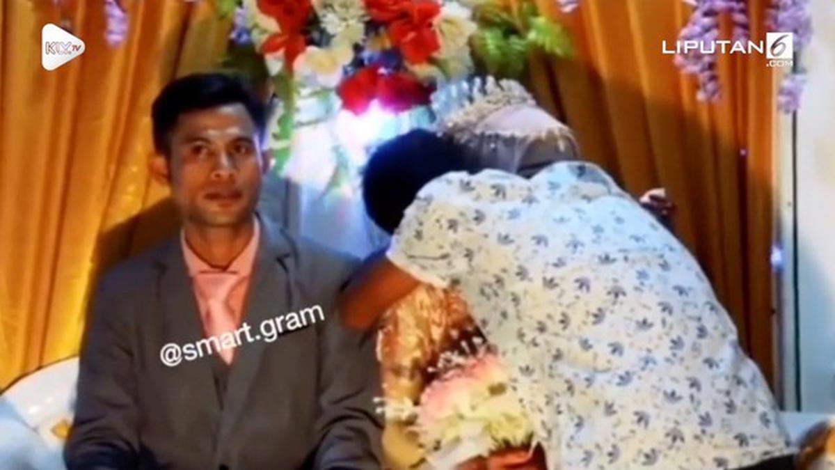 VIDEO: Pengantin Wanita Nangis Dipeluk Sang Mantan - Regional Liputan6.com