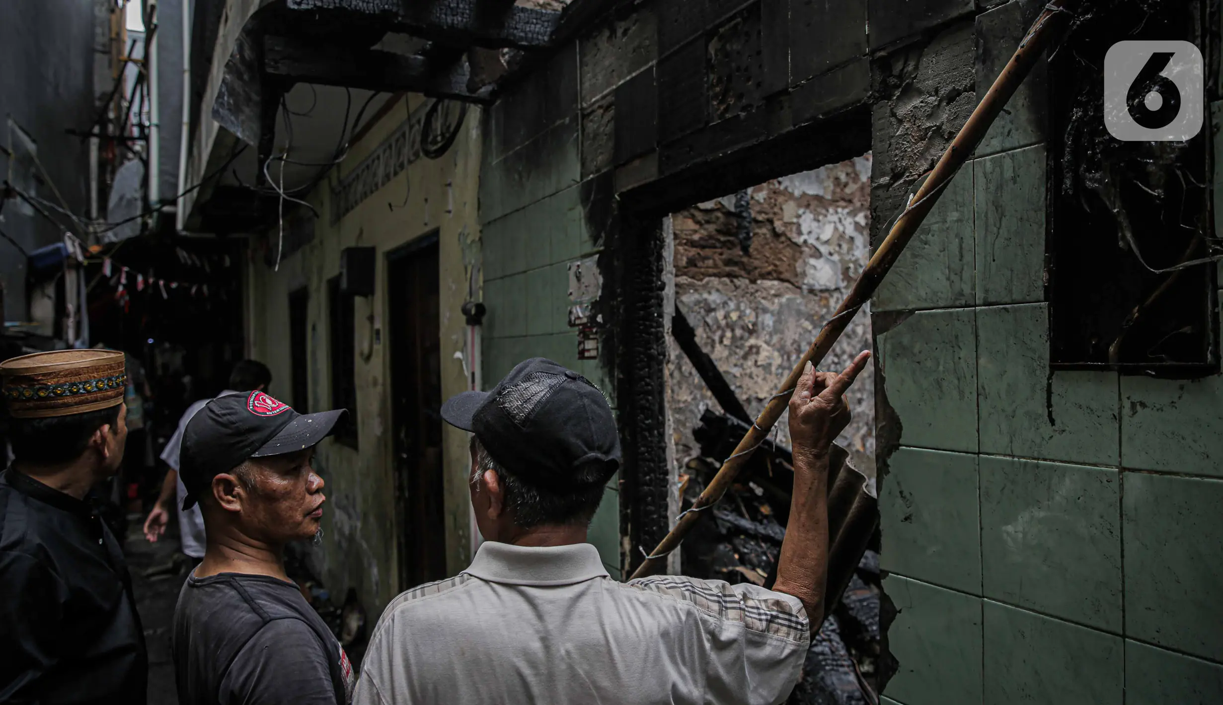 Kondisi Permukiman di Gang Kancil Taman Sari Usai Kebakaran - Foto ...