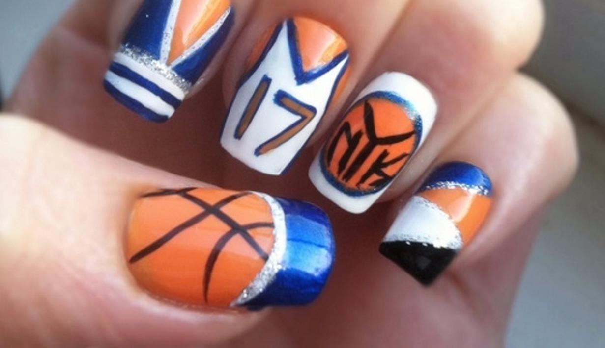8 Inspirasi Nail Art Super Kece Untuk Basketball Lovers - Photo Fimela.com