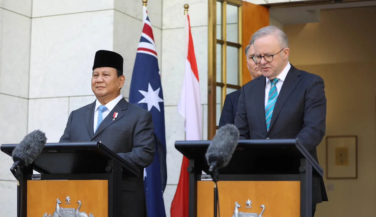 Bahas Komitmen Kerjasama dan Kemitraan, Menhan Prabowo Subianto Temui PM Australia Anthony ...
